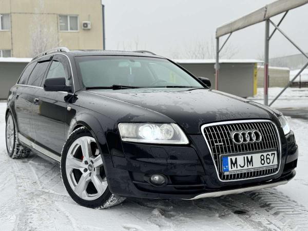 Black Audi A6 Allroad 2008 in Kaunas, with an engine capacity of 2.97 L and mileage of 312 thousand km for 5950 €, photo 1 on AUTOMOTO.COM.LV
