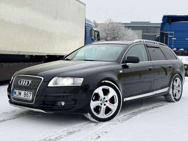 Black Audi A6 Allroad 2008 in Kaunas, with an engine capacity of 2.97 L and mileage of 312 thousand km for 5950 €, photo 2 on AUTOMOTO.COM.LV
