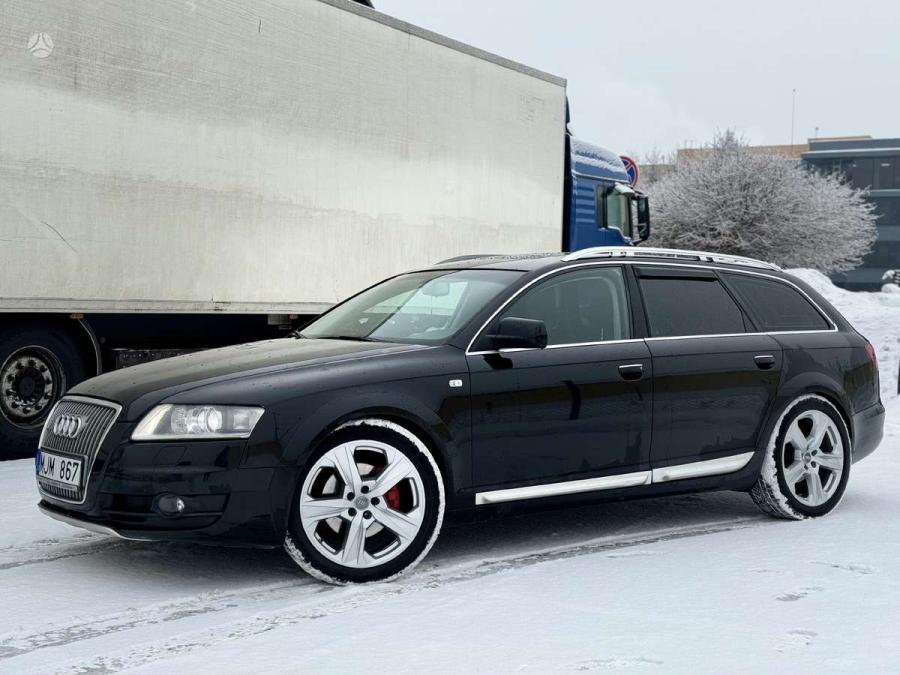 Melns Audi A6 Allroad 2008 Kauņa, ar dzinēja tilpumu 2.97 L un nobraukumu 312 tūkst. km par 5950 €, foto 5 vietnē AUTOMOTO.COM.LV