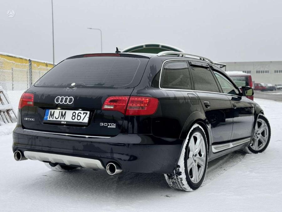 Melns Audi A6 Allroad 2008 Kauņa, ar dzinēja tilpumu 2.97 L un nobraukumu 312 tūkst. km par 5950 €, foto 6 vietnē AUTOMOTO.COM.LV
