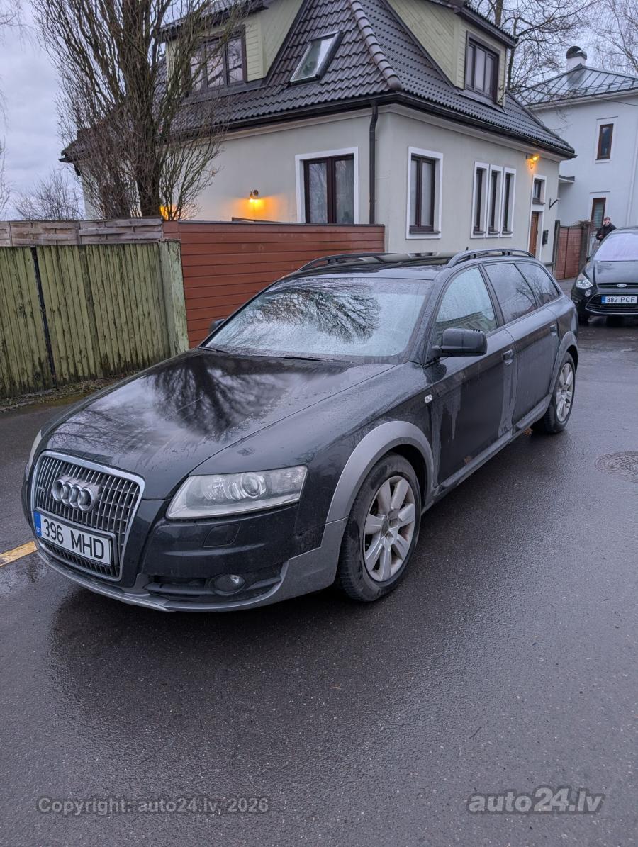 Black Audi A6 Allroad 2008 in Tartu, with an engine capacity of 3.00 L and mileage of 399 thousand km for 5250 €, photo 1 on AUTOMOTO.COM.LV