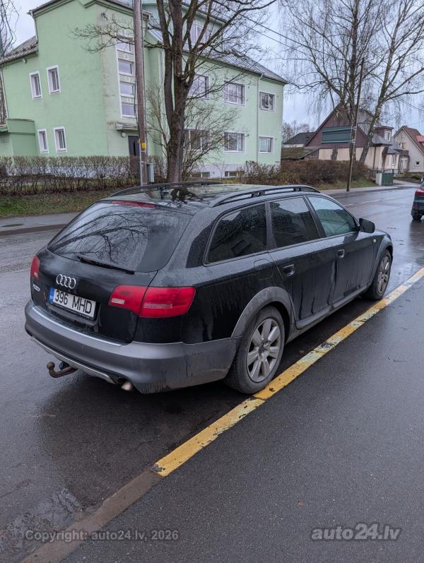 Black Audi A6 Allroad 2008 in Tartu, with an engine capacity of 3.00 L and mileage of 399 thousand km for 5250 €, photo 2 on AUTOMOTO.COM.LV