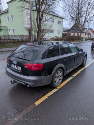 Black Audi A6 Allroad 2008 in Tartu, with an engine capacity of 3.00 L and mileage of 399 thousand km for 5250 €, photo 3 on AUTOMOTO.COM.LV