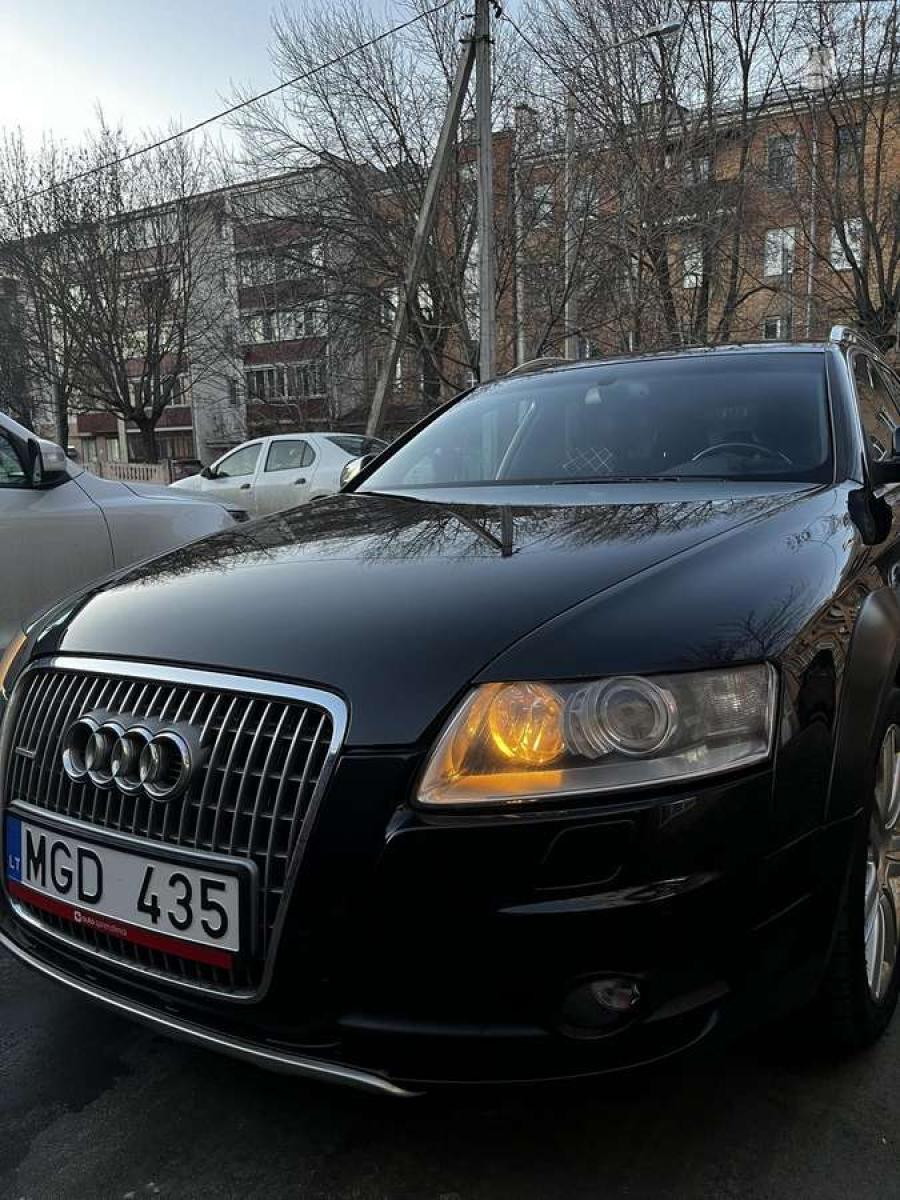 Melns Audi A6 Allroad 2008 Viļņa, ar dzinēja tilpumu 2.97 L un nobraukumu 378 tūkst. km par 3800 €, foto 3 vietnē AUTOMOTO.COM.LV