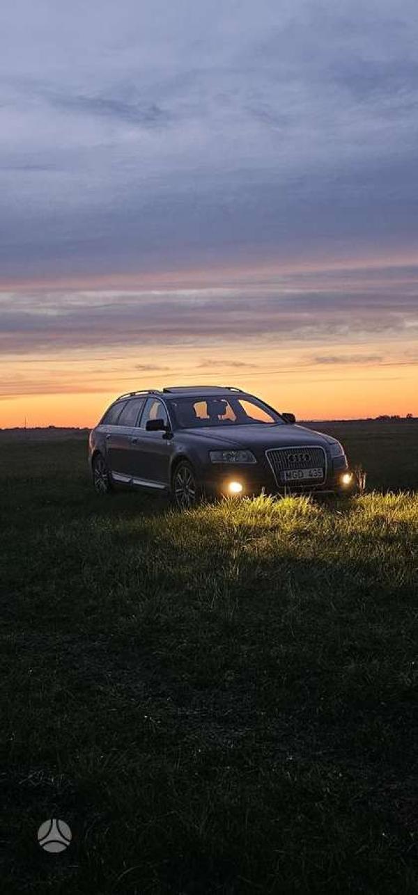 Black Audi A6 Allroad 2008 in Vilnius, with an engine capacity of 2.97 L and mileage of 378 thousand km for 3800 €, photo 6 on AUTOMOTO.COM.LV