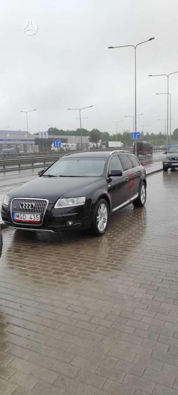 Black Audi A6 Allroad 2008 in Vilnius, with an engine capacity of 2.97 L and mileage of 378 thousand km for 3800 €, photo 8 on AUTOMOTO.COM.LV