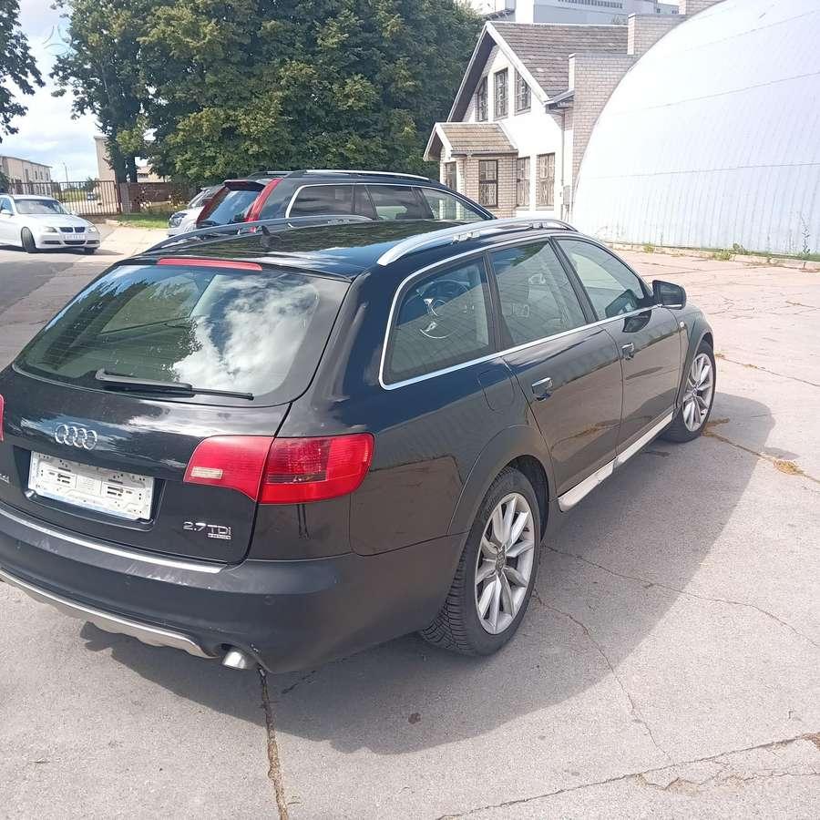 Melns Audi A6 Allroad 2008 Tauragė, ar dzinēja tilpumu 2.70 L un nobraukumu 270 tūkst. km par 2400 €, foto 6 vietnē AUTOMOTO.COM.LV