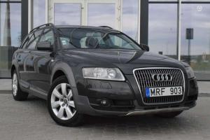Black Audi A6 Allroad 2008 in Vilnius, with an engine capacity of 2.97 L and mileage of 341 thousand km for 4150 €, photo  on AUTOMOTO.COM.LV