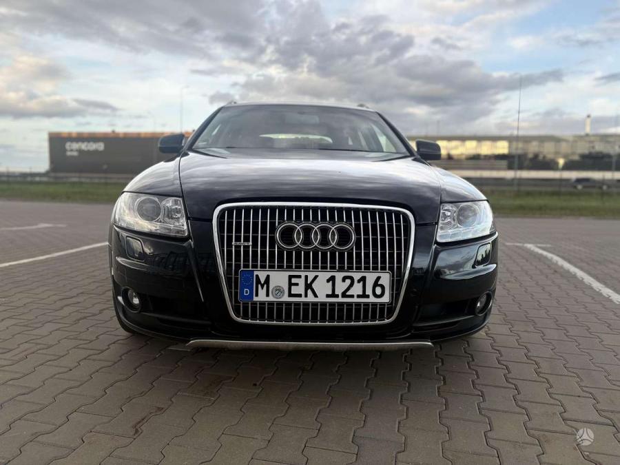 Melns Audi A6 Allroad 2008 Viļņa, ar dzinēja tilpumu 2.97 L un nobraukumu 243 tūkst. km par 6200 €, foto 3 vietnē AUTOMOTO.COM.LV