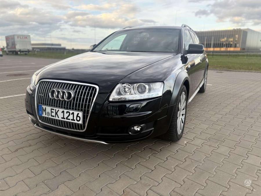 Melns Audi A6 Allroad 2008 Viļņa, ar dzinēja tilpumu 2.97 L un nobraukumu 243 tūkst. km par 6200 €, foto 4 vietnē AUTOMOTO.COM.LV