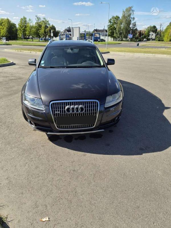Black Audi A6 Allroad 2008 in Panevezys, with an engine capacity of 2.97 L and mileage of 315 thousand km for 2500 €, photo 4 on AUTOMOTO.COM.LV
