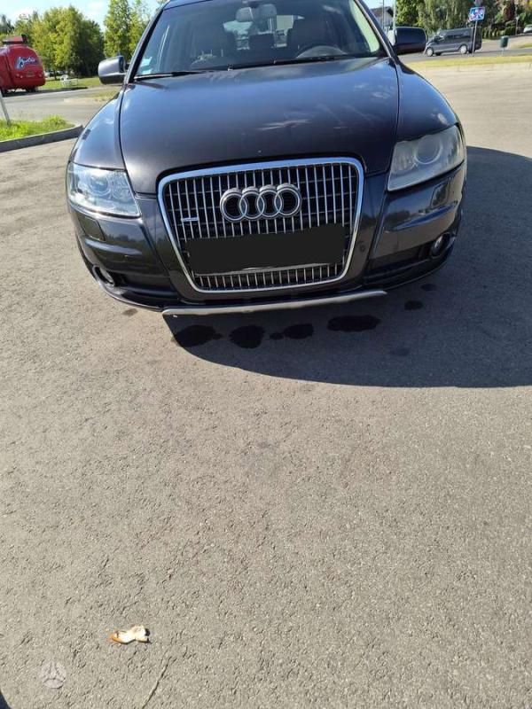 Black Audi A6 Allroad 2008 in Panevezys, with an engine capacity of 2.97 L and mileage of 315 thousand km for 2500 €, photo 5 on AUTOMOTO.COM.LV