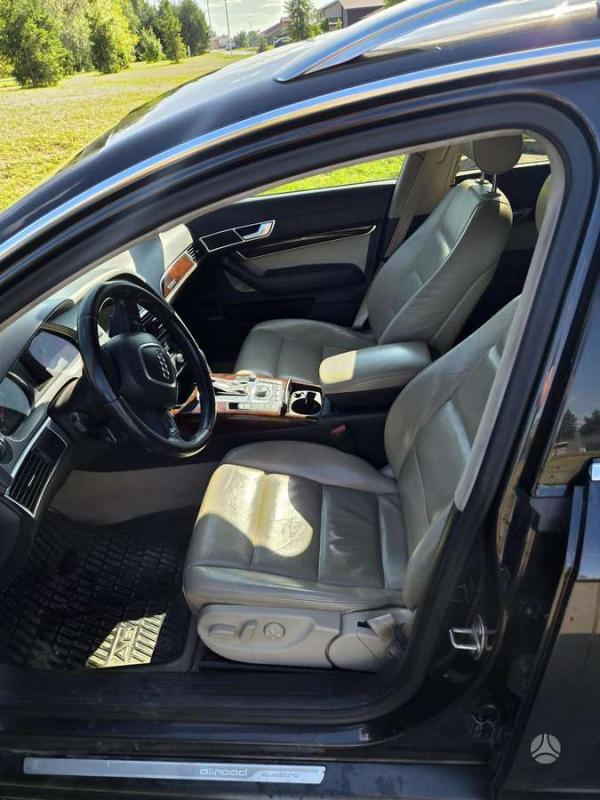 Black Audi A6 Allroad 2008 in Panevezys, with an engine capacity of 2.97 L and mileage of 315 thousand km for 2500 €, photo 11 on AUTOMOTO.COM.LV