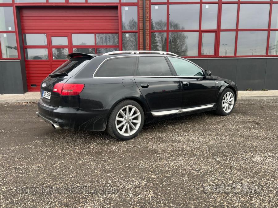 Black Audi A6 Allroad 2008 in Tallinn, with an engine capacity of 3.00 L and mileage of 345 thousand km for 4700 €, photo 4 on AUTOMOTO.COM.LV