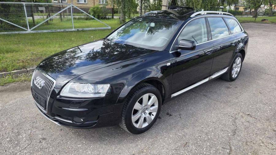 Melns Audi A6 Allroad 2009 Šauļi, ar dzinēja tilpumu 2.97 L un nobraukumu 289 tūkst. km par 5250 €, foto 1 vietnē AUTOMOTO.COM.LV