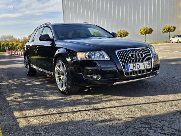 Black Audi A6 Allroad 2010 in Vilnius, with an engine capacity of 3.00 L and mileage of 421 thousand km for 5999 €, photo 3 on AUTOMOTO.COM.LV