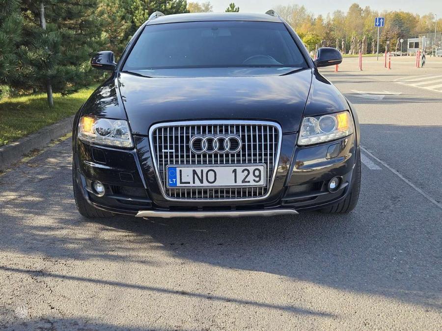Black Audi A6 Allroad 2010 in Vilnius, with an engine capacity of 3.00 L and mileage of 421 thousand km for 5999 €, photo 5 on AUTOMOTO.COM.LV