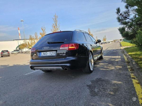 Black Audi A6 Allroad 2010 in Vilnius, with an engine capacity of 3.00 L and mileage of 421 thousand km for 5999 €, photo 6 on AUTOMOTO.COM.LV