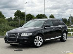 Melns Audi A6 Allroad 2010 Tauragė, ar dzinēja tilpumu 3.00 L un nobraukumu 280 tūkst. km par 6200 €, foto  vietnē AUTOMOTO.COM.LV