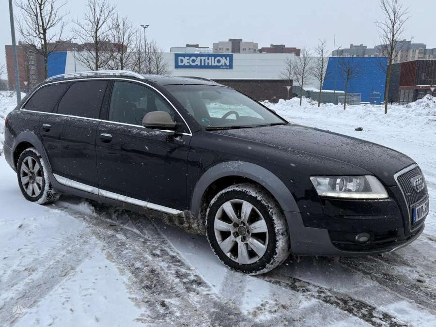 Black Audi A6 Allroad 2011 in Klaipeda, with an engine capacity of 2.70 L and mileage of 273 thousand km for 5900 €, photo 4 on AUTOMOTO.COM.LV