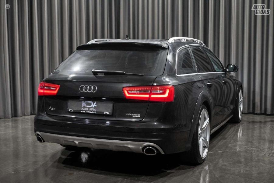 Black Audi A6 Allroad 2012 in Marijampole, with an engine capacity of 3.00 L and mileage of 259 thousand km for 13950 €, photo 13 on AUTOMOTO.COM.LV