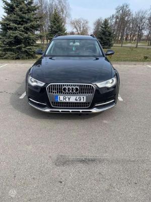 Melns Audi A6 Allroad 2012 Kauņa, ar dzinēja tilpumu 2.97 L un nobraukumu 439 tūkst. km par 10000 €, foto  vietnē AUTOMOTO.COM.LV