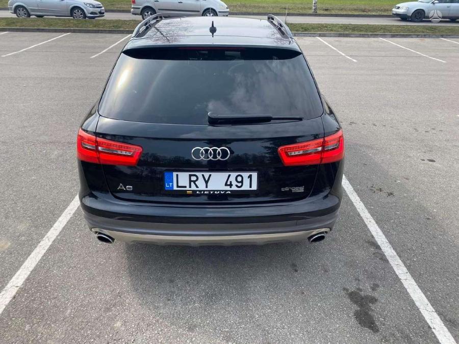 Melns Audi A6 Allroad 2012 Kauņa, ar dzinēja tilpumu 2.97 L un nobraukumu 439 tūkst. km par 10000 €, foto 2 vietnē AUTOMOTO.COM.LV