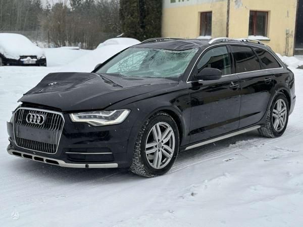 Black Audi A6 Allroad 2012 in Ukmerge, with an engine capacity of 2.97 L and mileage of 284 thousand km for 6800 €, photo 1 on AUTOMOTO.COM.LV