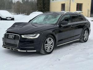 Melns Audi A6 Allroad 2012 Ukmergė, ar dzinēja tilpumu 2.97 L un nobraukumu 284 tūkst. km par 6800 €, foto  vietnē AUTOMOTO.COM.LV