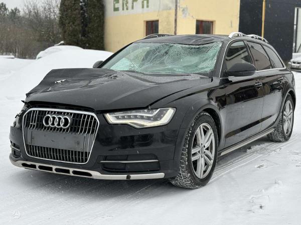 Black Audi A6 Allroad 2012 in Ukmerge, with an engine capacity of 2.97 L and mileage of 284 thousand km for 6800 €, photo 2 on AUTOMOTO.COM.LV