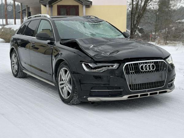 Black Audi A6 Allroad 2012 in Ukmerge, with an engine capacity of 2.97 L and mileage of 284 thousand km for 6800 €, photo 3 on AUTOMOTO.COM.LV