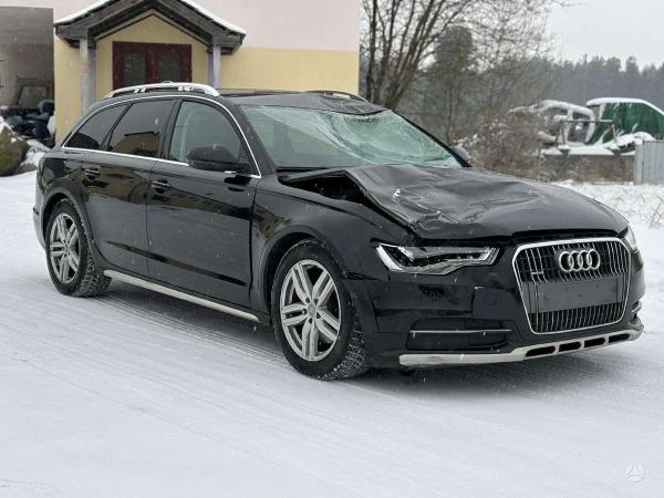 Black Audi A6 Allroad 2012 in Ukmerge, with an engine capacity of 2.97 L and mileage of 284 thousand km for 6800 €, photo 4 on AUTOMOTO.COM.LV