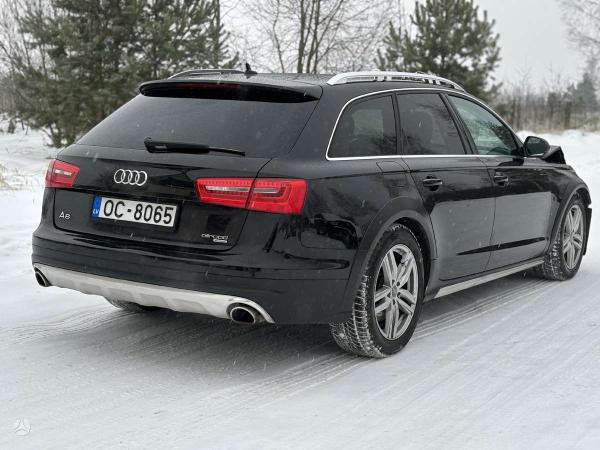 Black Audi A6 Allroad 2012 in Ukmerge, with an engine capacity of 2.97 L and mileage of 284 thousand km for 6800 €, photo 5 on AUTOMOTO.COM.LV