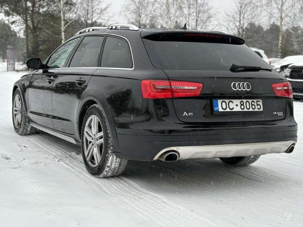Black Audi A6 Allroad 2012 in Ukmerge, with an engine capacity of 2.97 L and mileage of 284 thousand km for 6800 €, photo 8 on AUTOMOTO.COM.LV