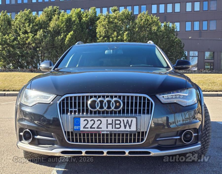 Black Audi A6 Allroad 2012 in Tallinn, with an engine capacity of 3.00 L and mileage of 260 thousand km for 16000 €, photo 1 on AUTOMOTO.COM.LV