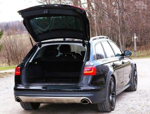 Black Audi A6 Allroad 2012 in Petrikaiciai, with an engine capacity of 3.00 L and mileage of 247 thousand km for 12499 €, photo 16 on AUTOMOTO.COM.LV