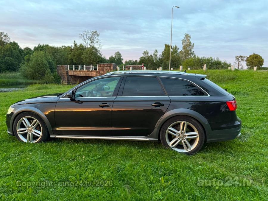 Black Audi A6 Allroad 2012 in Rakvere, with an engine capacity of 3.00 L and mileage of 293 thousand km for 14900 €, photo 1 on AUTOMOTO.COM.LV