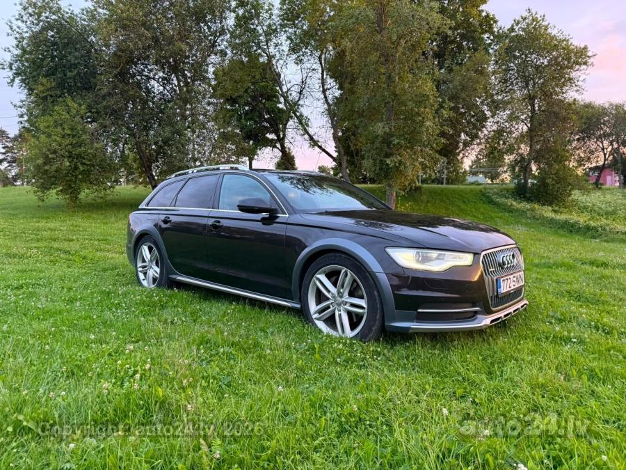 Black Audi A6 Allroad 2012 in Rakvere, with an engine capacity of 3.00 L and mileage of 293 thousand km for 14900 €, photo 5 on AUTOMOTO.COM.LV