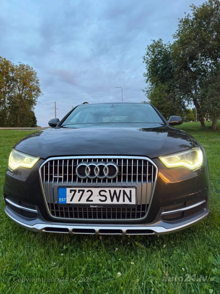 Black Audi A6 Allroad 2012 in Rakvere, with an engine capacity of 3.00 L and mileage of 293 thousand km for 14900 €, photo 6 on AUTOMOTO.COM.LV