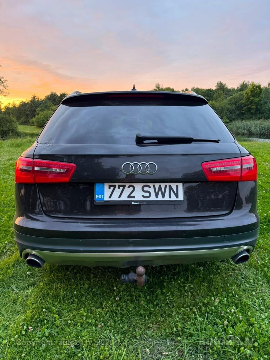 Black Audi A6 Allroad 2012 in Rakvere, with an engine capacity of 3.00 L and mileage of 293 thousand km for 14900 €, photo 12 on AUTOMOTO.COM.LV