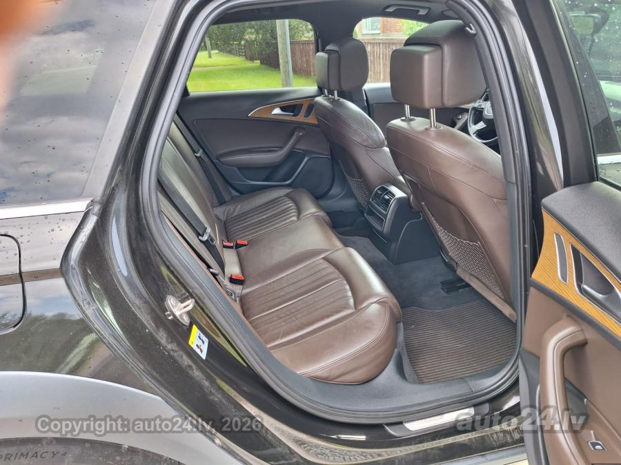Black Audi A6 Allroad 2012 in Rakvere, with an engine capacity of 3.00 L and mileage of 293 thousand km for 14900 €, photo 20 on AUTOMOTO.COM.LV