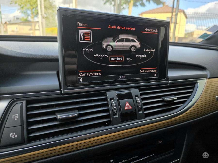 Melns Audi A6 Allroad 2012 Šauļi, ar dzinēja tilpumu 2.97 L un nobraukumu 243 tūkst. km par 10800 €, foto 34 vietnē AUTOMOTO.COM.LV
