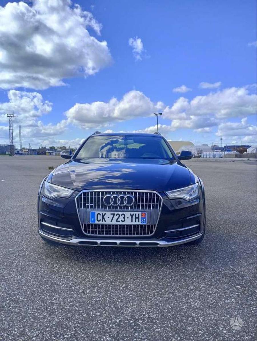 Melns Audi A6 Allroad 2012 Kauņa, ar dzinēja tilpumu 2.97 L un nobraukumu 300 tūkst. km par 9450 €, foto 3 vietnē AUTOMOTO.COM.LV