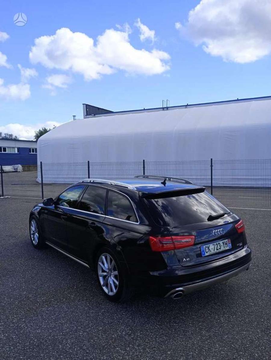 Melns Audi A6 Allroad 2012 Kauņa, ar dzinēja tilpumu 2.97 L un nobraukumu 300 tūkst. km par 9450 €, foto 6 vietnē AUTOMOTO.COM.LV