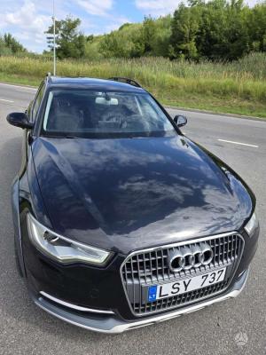 Black Audi A6 Allroad 2012 in Vilnius, with an engine capacity of 2.97 L and mileage of 324 thousand km for 10300 €, photo  on AUTOMOTO.COM.LV