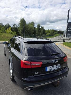 Black Audi A6 Allroad 2012 in Vilnius, with an engine capacity of 2.97 L and mileage of 324 thousand km for 10300 €, photo 6 on AUTOMOTO.COM.LV