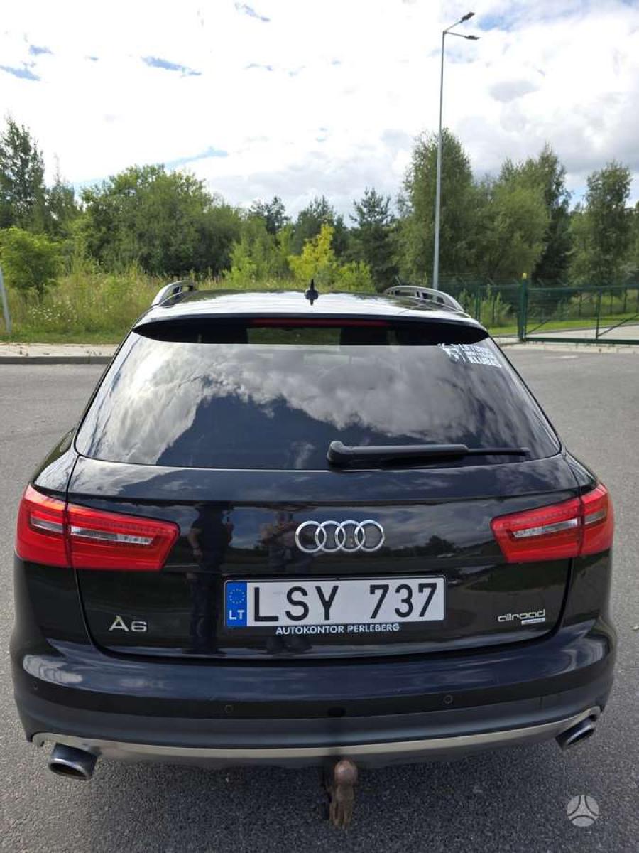 Black Audi A6 Allroad 2012 in Vilnius, with an engine capacity of 2.97 L and mileage of 324 thousand km for 10300 €, photo 7 on AUTOMOTO.COM.LV