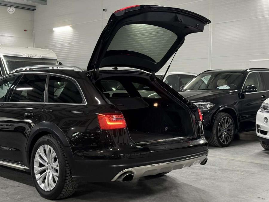 Black Audi A6 Allroad 2013 in Marijampole, with an engine capacity of 3.00 L and mileage of 230 thousand km for 14200 €, photo 15 on AUTOMOTO.COM.LV
