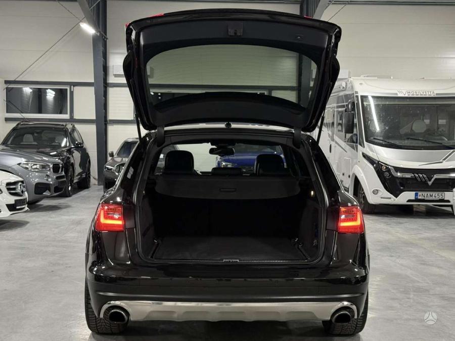 Black Audi A6 Allroad 2013 in Marijampole, with an engine capacity of 3.00 L and mileage of 230 thousand km for 14200 €, photo 16 on AUTOMOTO.COM.LV