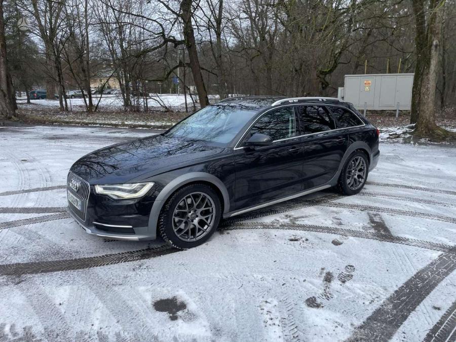 Melns Audi A6 Allroad 2013 Viļņa, ar dzinēja tilpumu 2.97 L un nobraukumu 273 tūkst. km par 11200 €, foto 1 vietnē AUTOMOTO.COM.LV